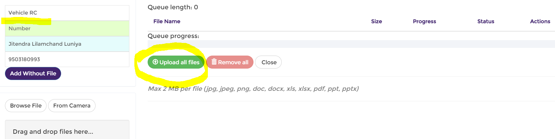 How to check Vehicle RC details ? – Jainam Software